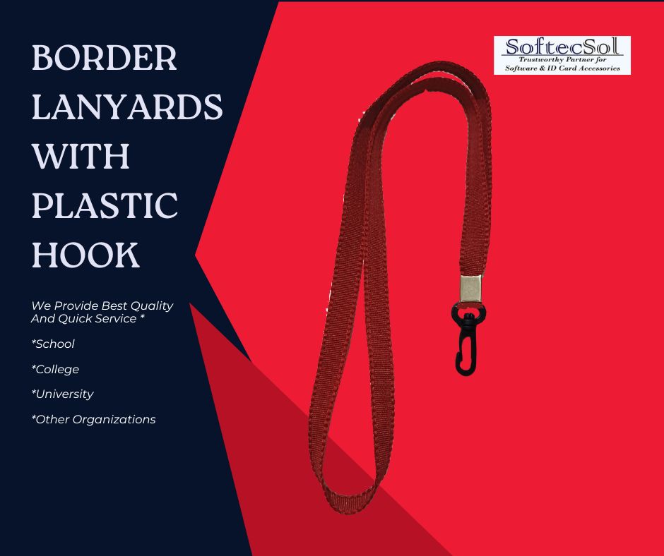 Border Lanyards Tag With Hook – SoftecSol | Assam